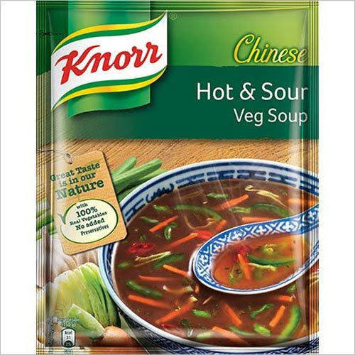 Knorr hot and sour veg soup - Hot Spice Of India